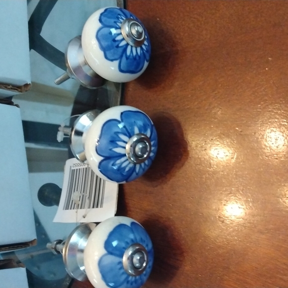Other | Three Ceramic Door Knobs Made In India | Poshmark